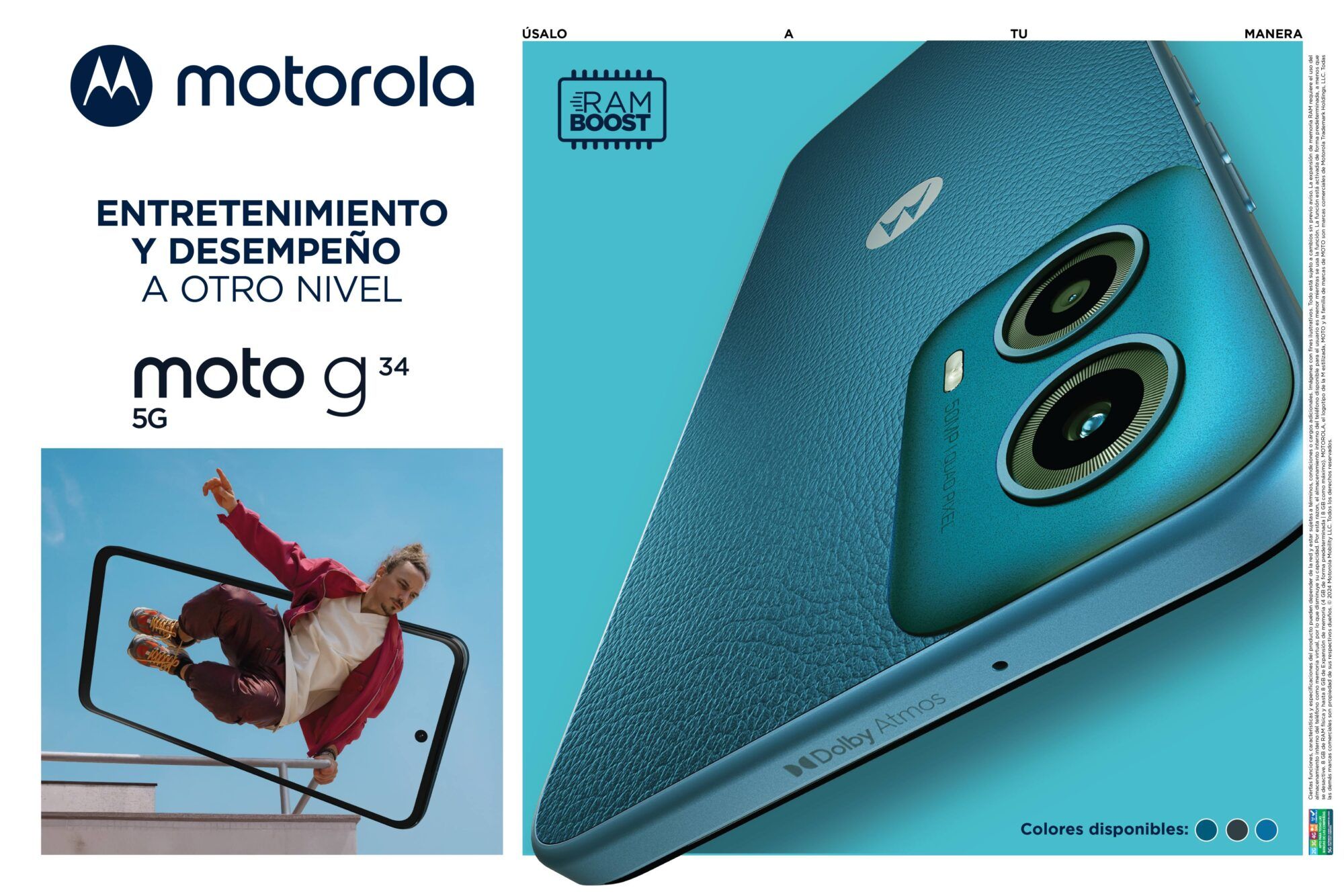 Ya Están Los Nuevos Moto G34 5G, Moto G24 Power Y Moto G04